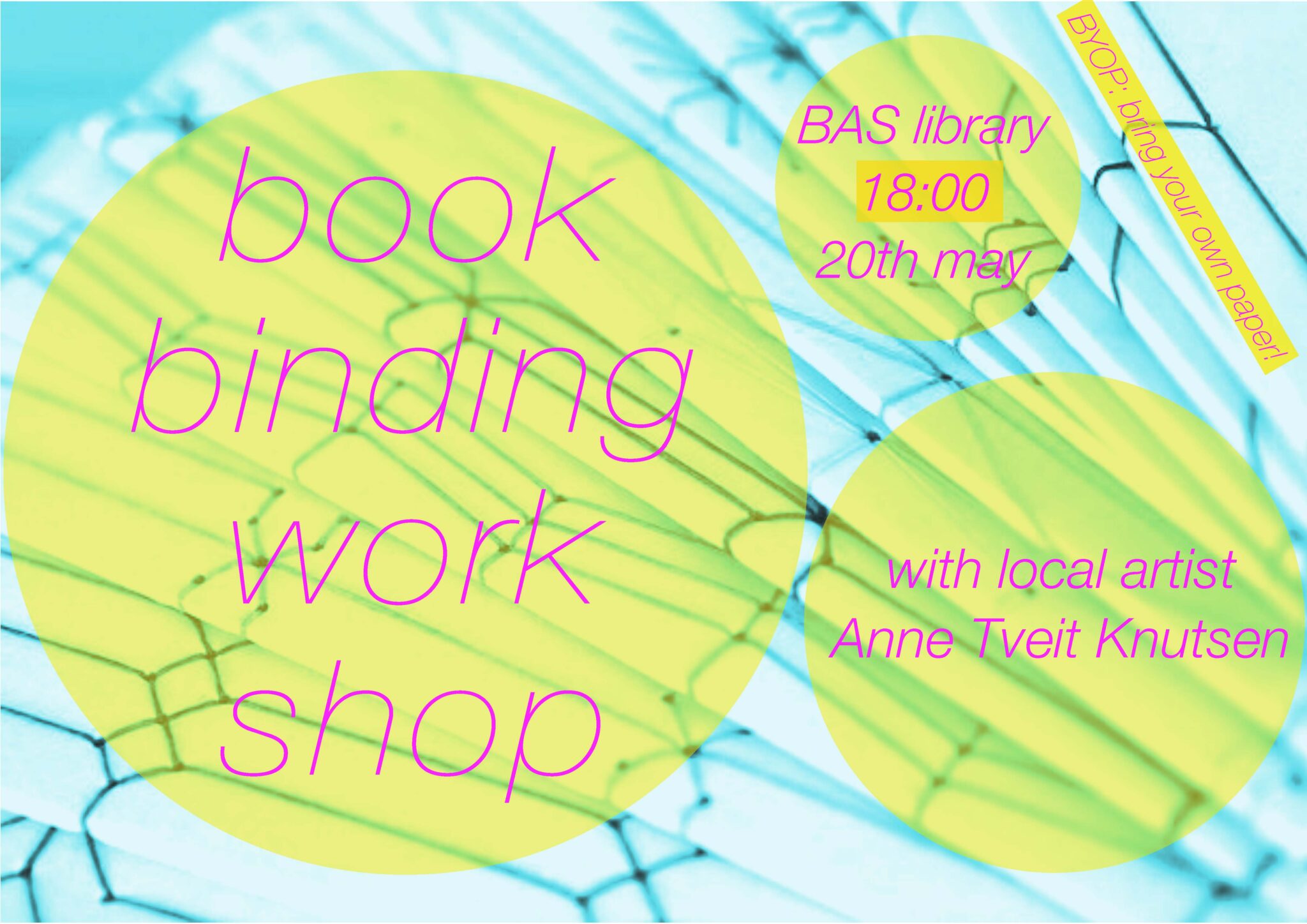 Library Event "book binding workshop" - Bergen School of Architecture